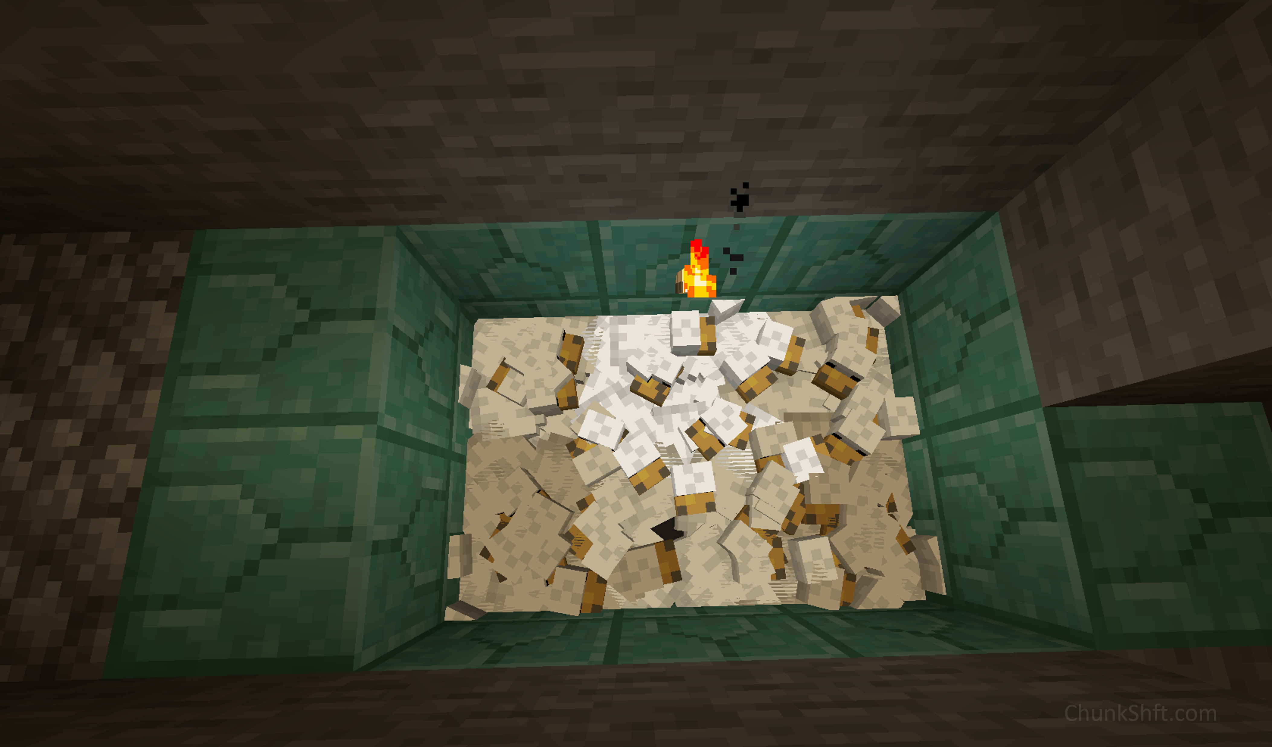 Using the Minecraft crafter to make pumkin pie – ChunkShift.com