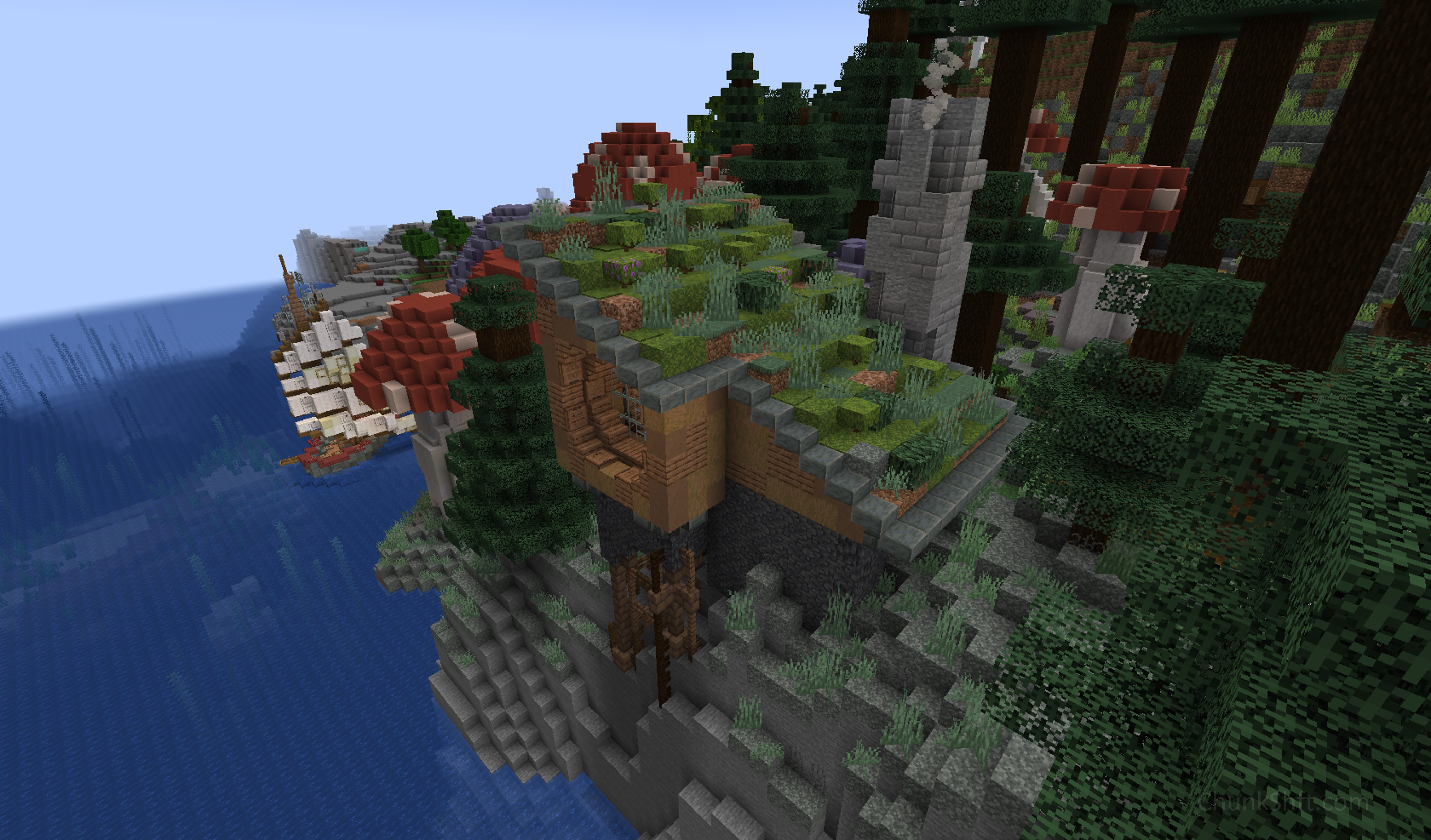 Building a 1 chunk base in Minecraft – ChunkShift.com